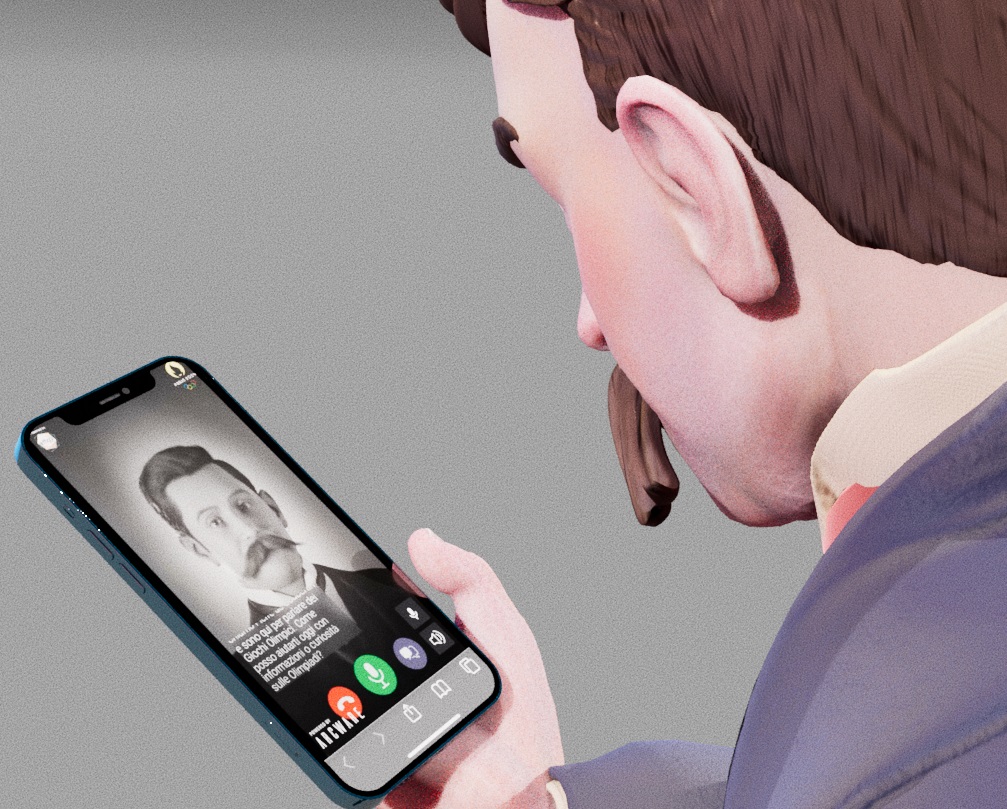 Pour les JO, appelez Coubertin en Visio sur votre Smartphone (ou plutôt ...